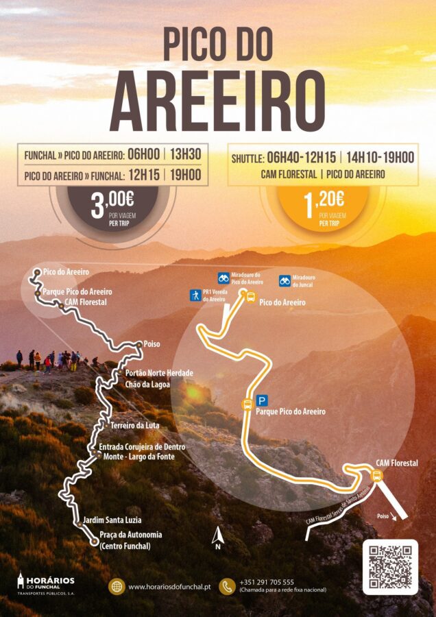 2 new bus connections to Pico do Areeiro - Say Yes to Madeira